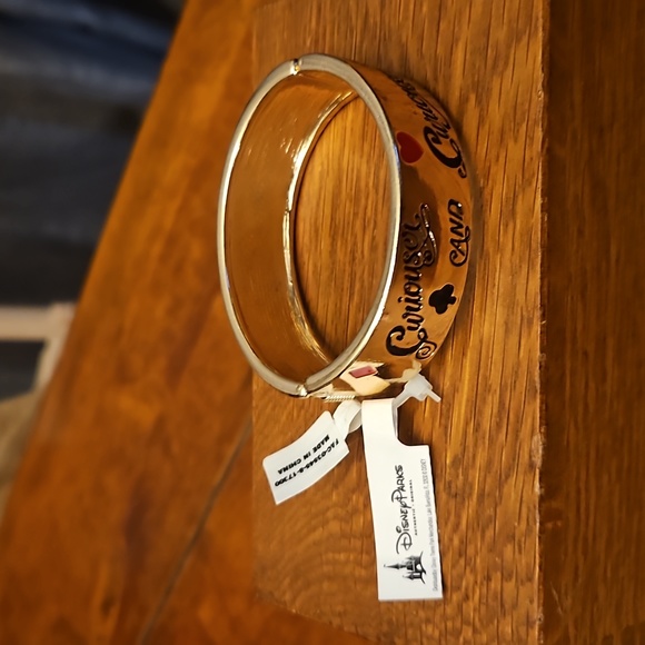 Disney | Jewelry | New Disney Parks Curiouser Curiouser Cuff Bracelet ...